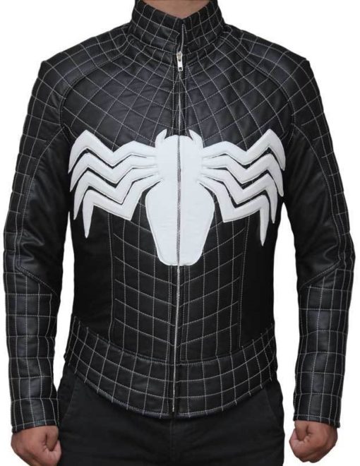 Spiderman Venom leather Jacket