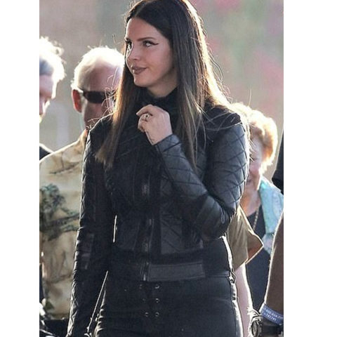 Lana Del Rey Motorcycle Leather Jacket