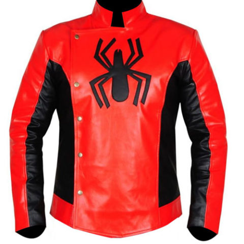 Spiderman 2 Black Spider Leather Jacket